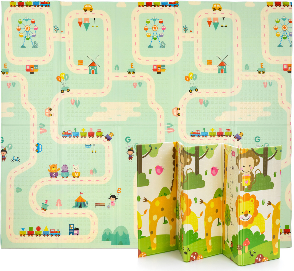 LITTLE STORY Składana Dwustronna Mata Piankowa XPE 180x200 cm XPE-CX5 | sklep nice-idea.pl